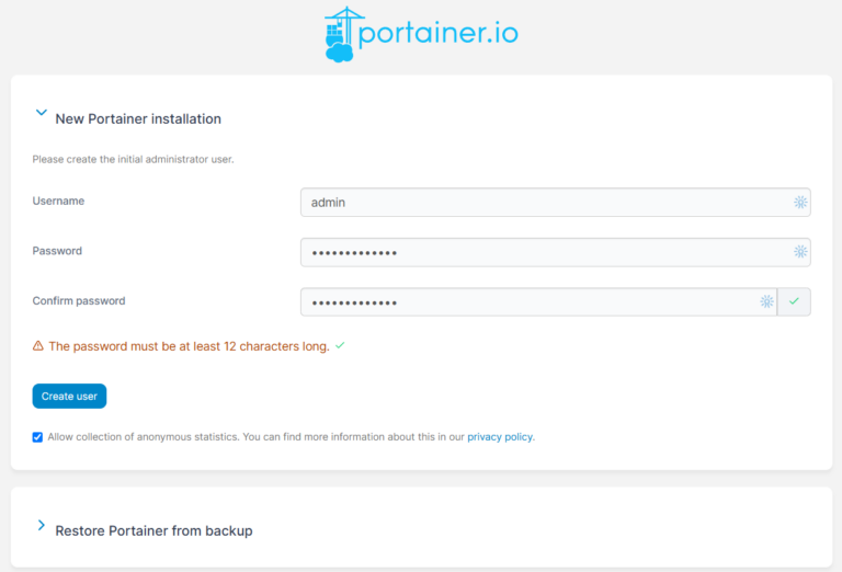 Installation Portainer - DEKAYONE