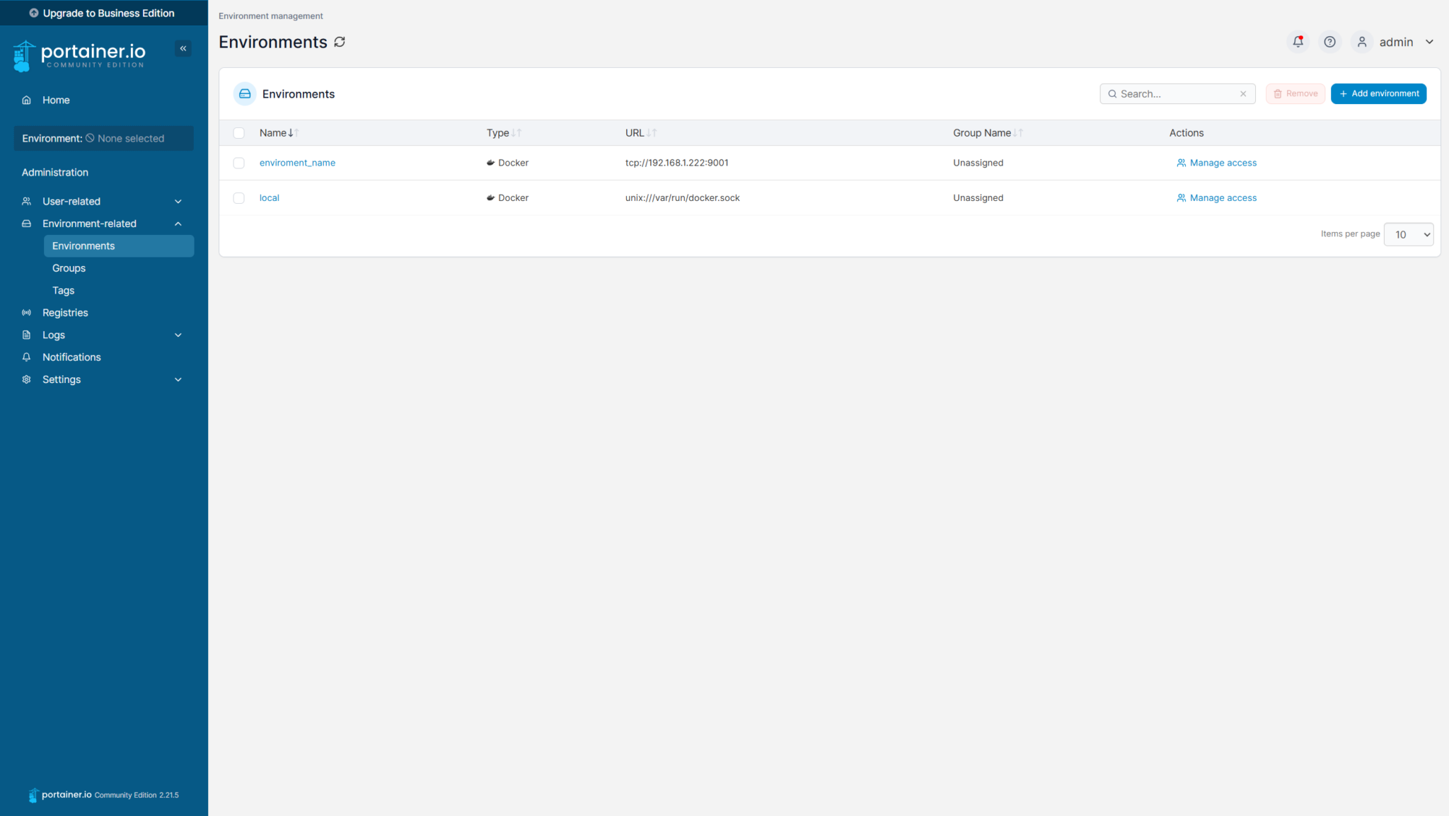Installation Portainer - DEKAYONE