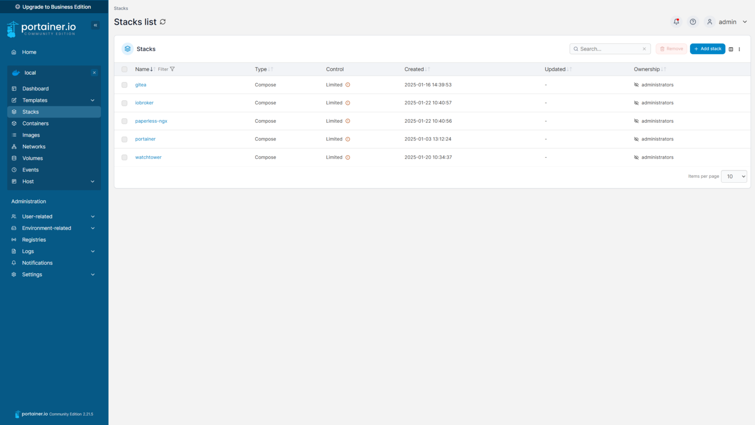 Installation Portainer - DEKAYONE